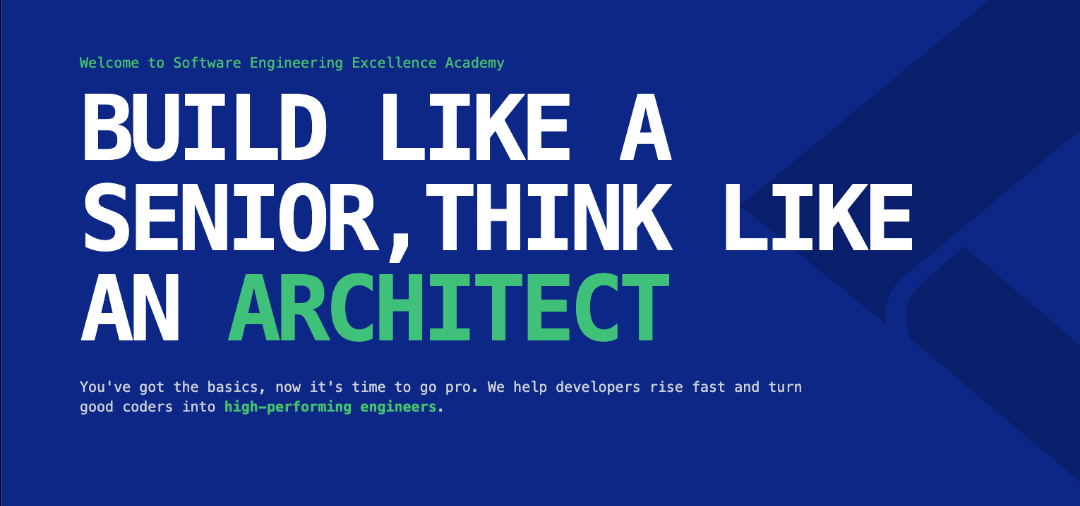 SE² Academy - Software Engineering Excellence